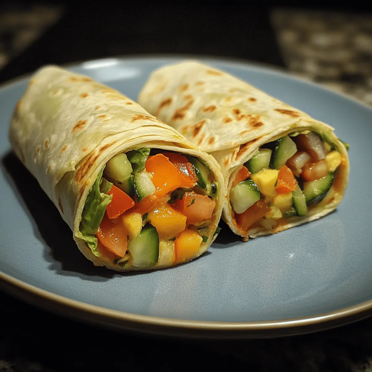 Irresistible Delicious Mini Veggie Wraps: Crunchy Goodness