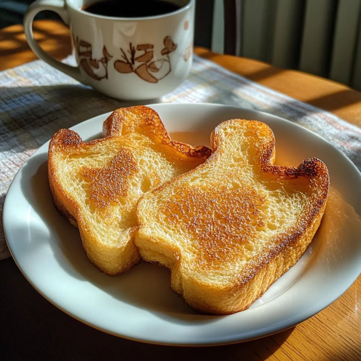 Irresistible Delicious Crispy Animal Shape French Toast Cut-Outs